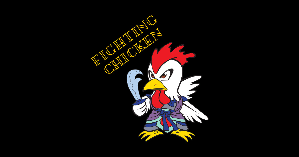 Fighter chicken - Fighter Chicken - Sticker | TeePublic