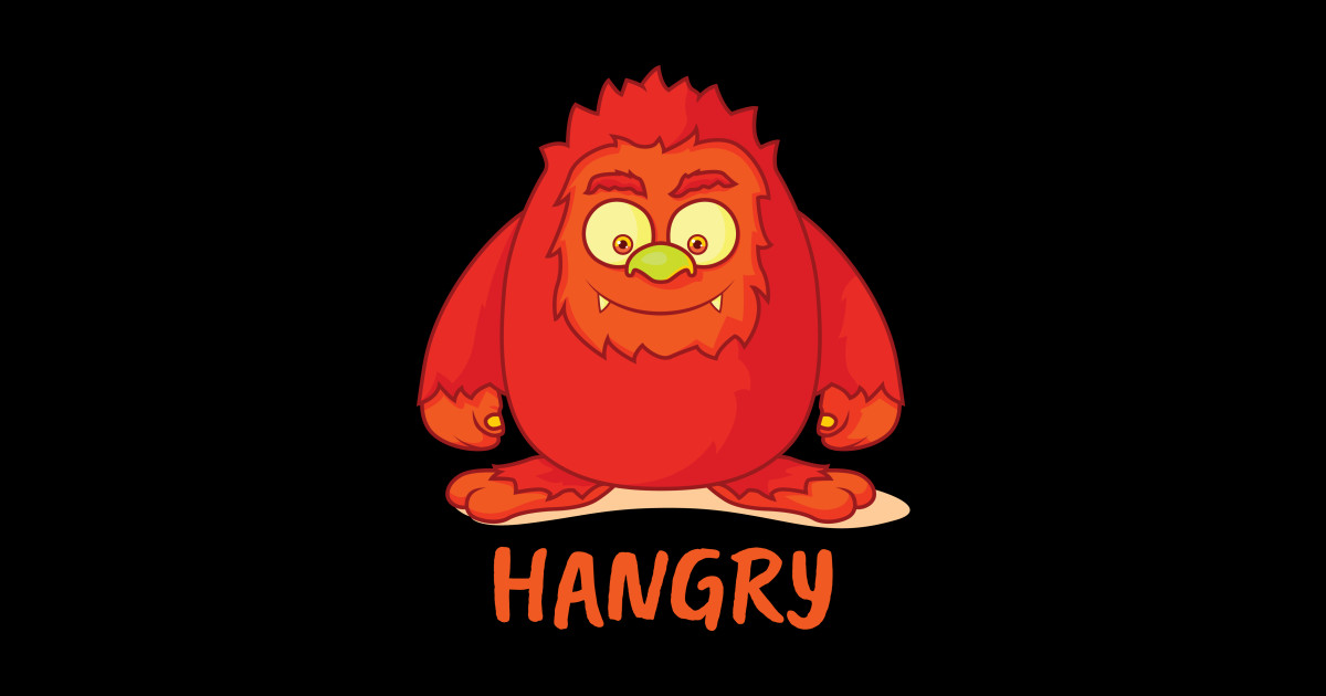 Hangry Monster | Funny Diet Tees & Weight Loss Shirts for Hungry People ...