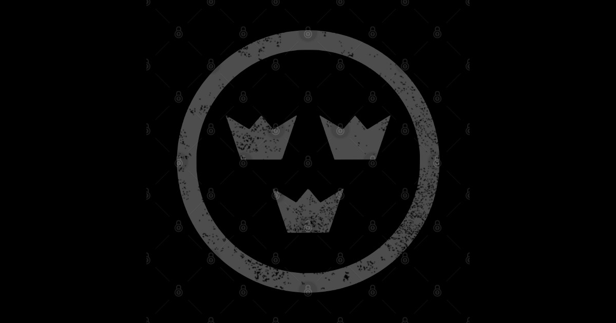 Swedish Air Force Roundel (distressed) - Swedish Low Vis Roundel ...