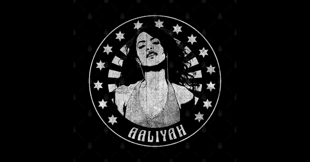 Vintage Aaliyah 90s - Aaliyah - Sticker | TeePublic