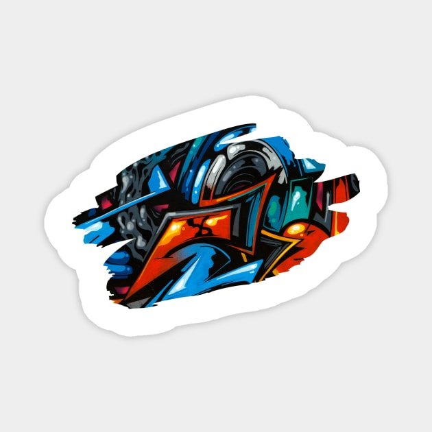 Urban Graffiti Splash Art Print - Graffiti - Magnet | TeePublic