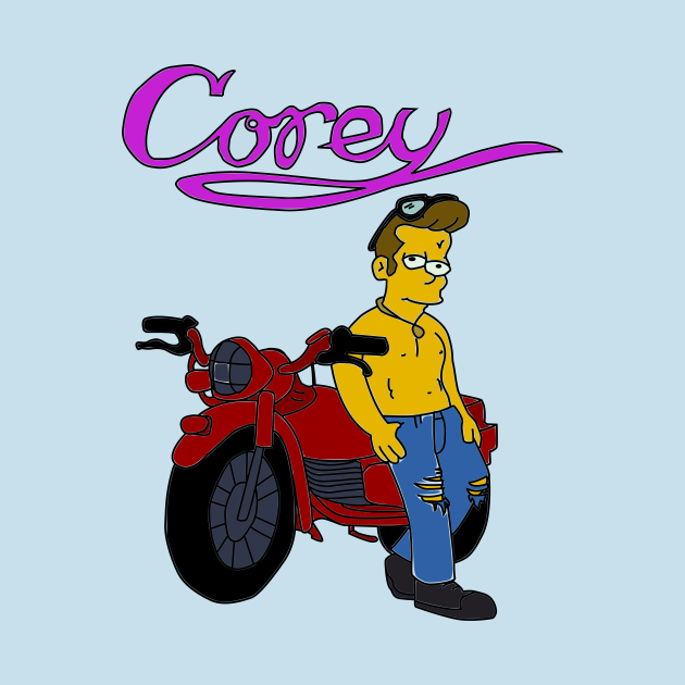 Simpsons Corey Poster - Simpsons - Tapestry | TeePublic