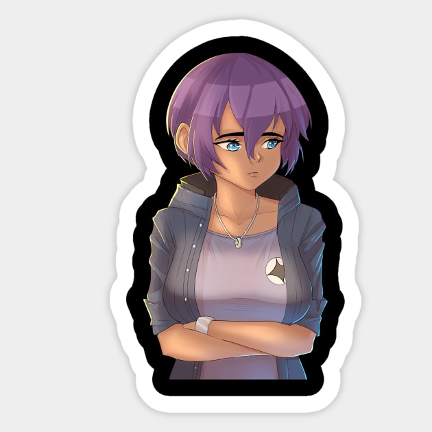 Sad anime - Sadness - Sticker | TeePublic