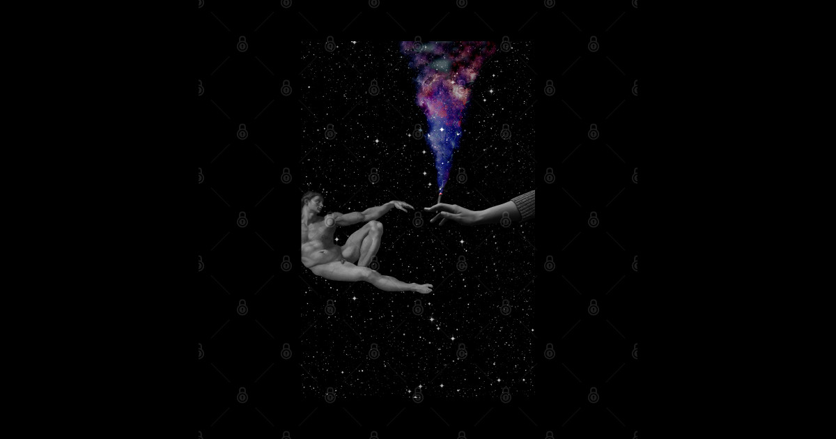 Smoking with god - Smoking - Sticker | TeePublic
