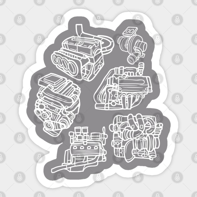 Engines - Engine - Sticker | TeePublic