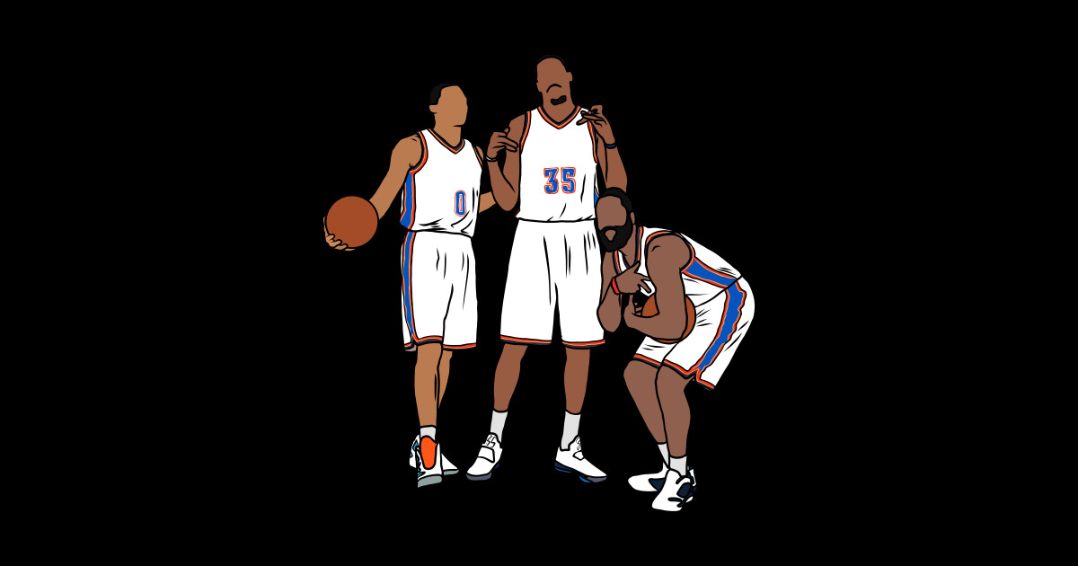 The OKC Big 3 - Nba - T-Shirt | TeePublic