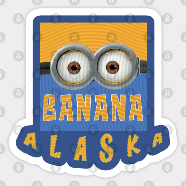 MINIONS USA ALASKA - Minions - Sticker | TeePublic