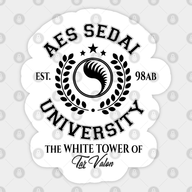 aes sedai school - Aes Sedai School - Sticker | TeePublic