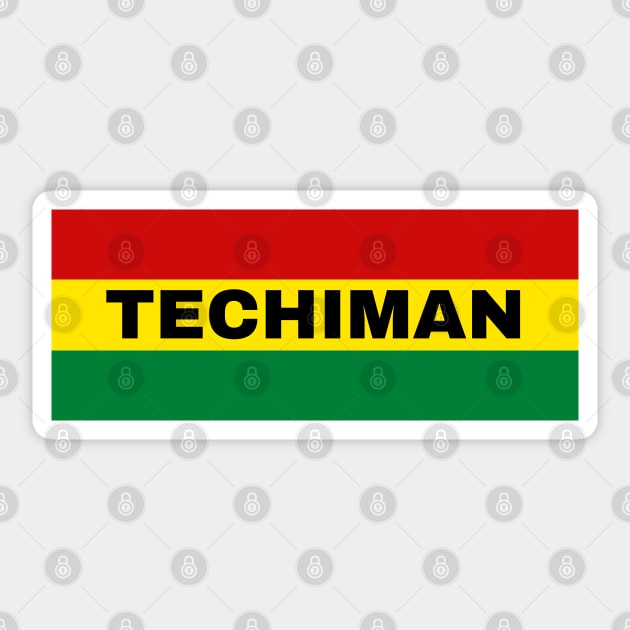 Techiman City in Ghana Flag Colors - Flag Of Ghana - Sticker | TeePublic