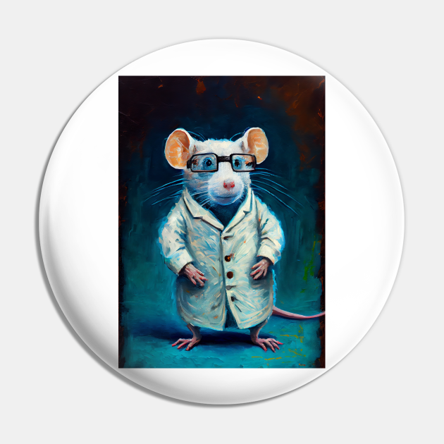 Lab Rats - impasto oil painting. A rat doctor - Lab - Pin | TeePublic