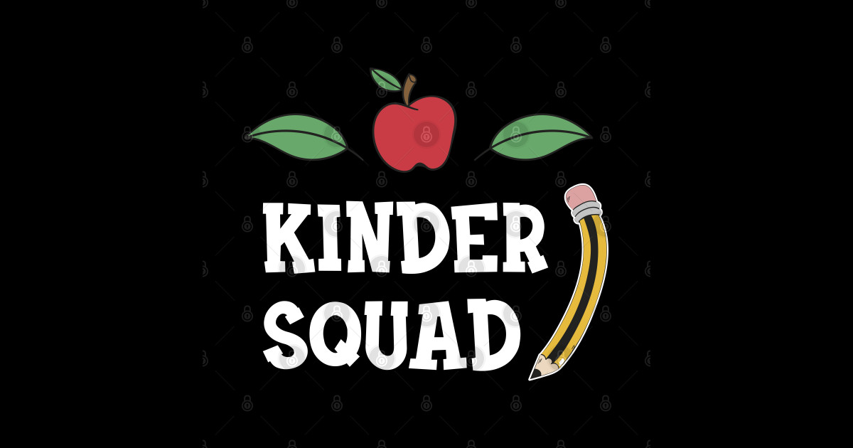 Kinder Squad - Kindergarten Squad Gift - Posters and Art Prints | TeePublic