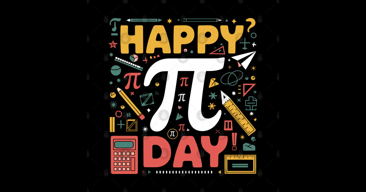 Happy Pi Day Kids Math Teachers Student Professor Pi Day - Happy Pi Day ...