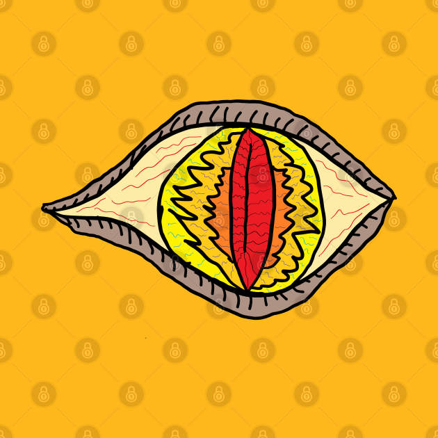 Flame Eye design, An eye drawing with a flaming pupil. A cool, cute eye ...