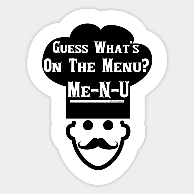 Look What's On The Menu - Innuendo - Sticker | TeePublic