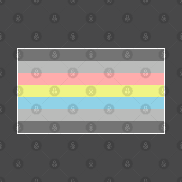 Demiflux Gender Identity Flag - Demiflux - T-Shirt | TeePublic
