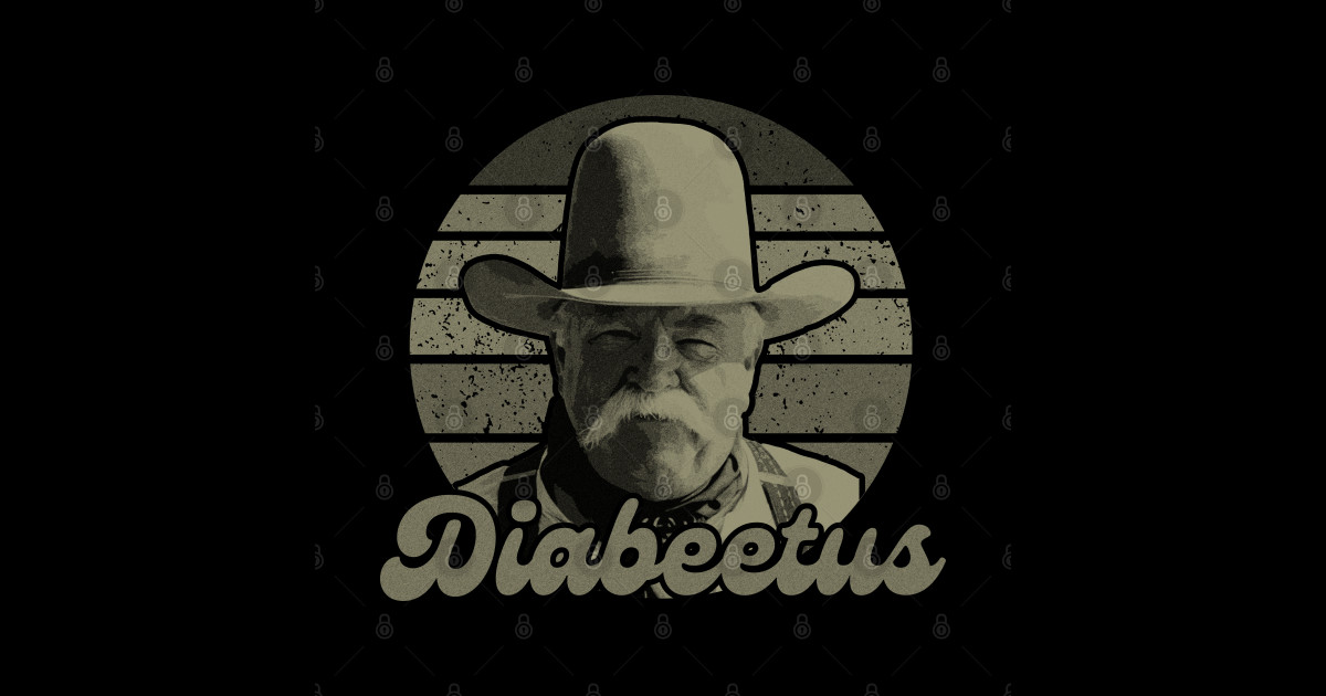 diabeetus wilford brimley vintage - Diabeetus Wilford Brimley - Sticker ...