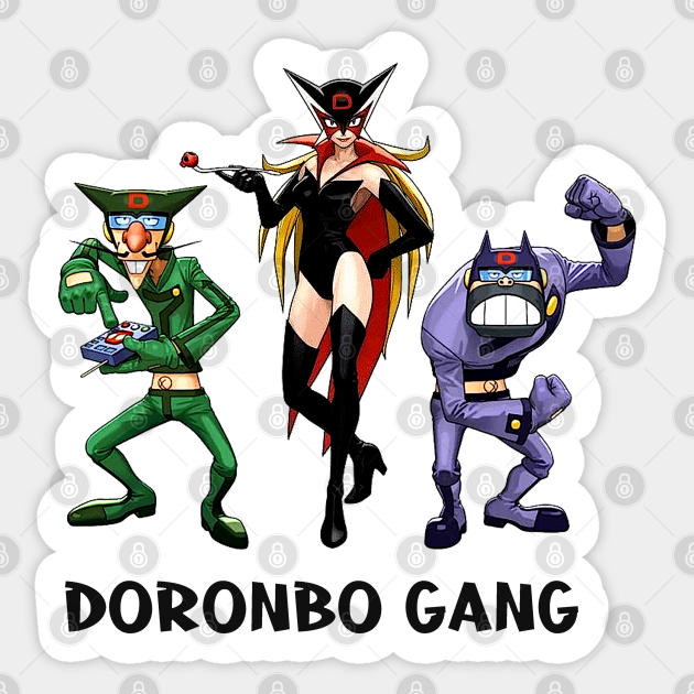 Doronbo Gang - Yatterman - Doronbo Gang - Sticker | TeePublic