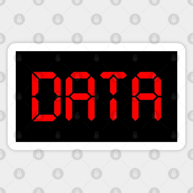 DIGITAL DATA - Programmer - Sticker | TeePublic