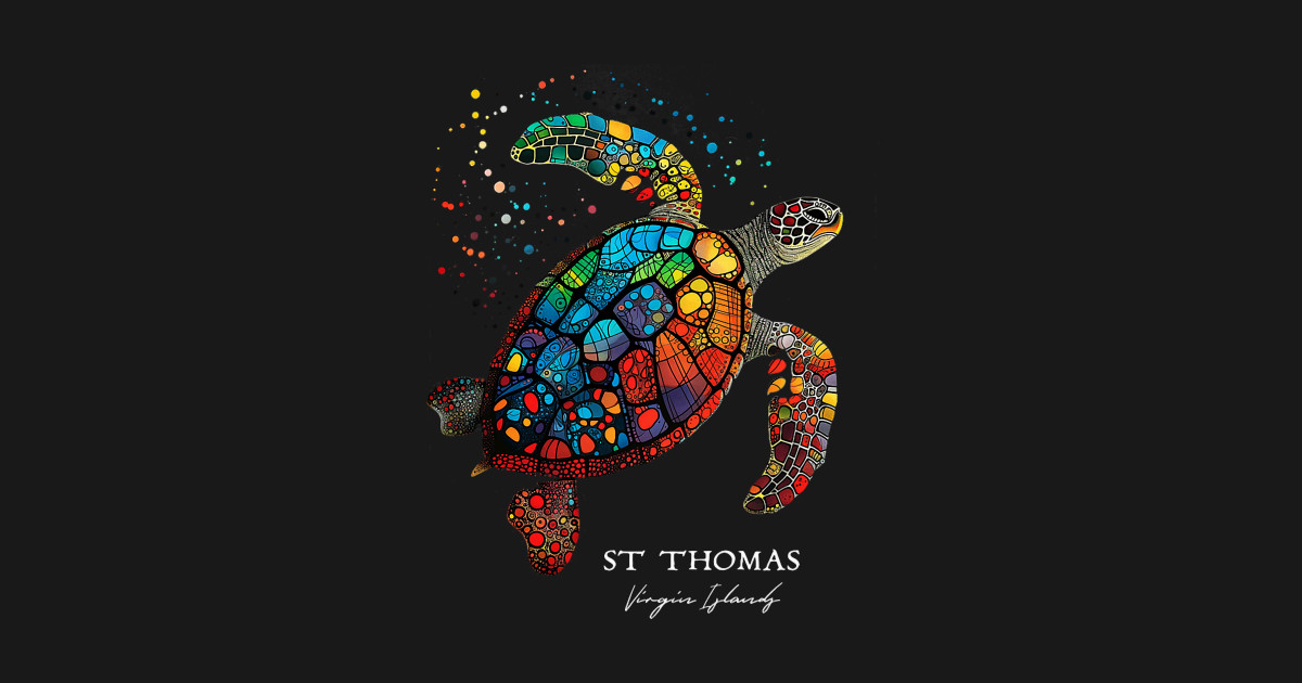 Turtle Pet St Thomas Virgin Islands Vacation Tribal Sea Turtle - Turtle ...
