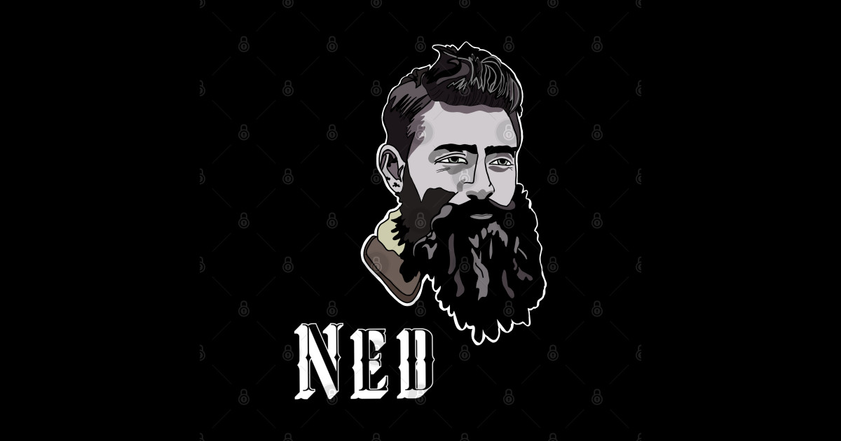 Ned Kelly Australian Bushranger Outlaw - Ned Kelly - Sticker | TeePublic