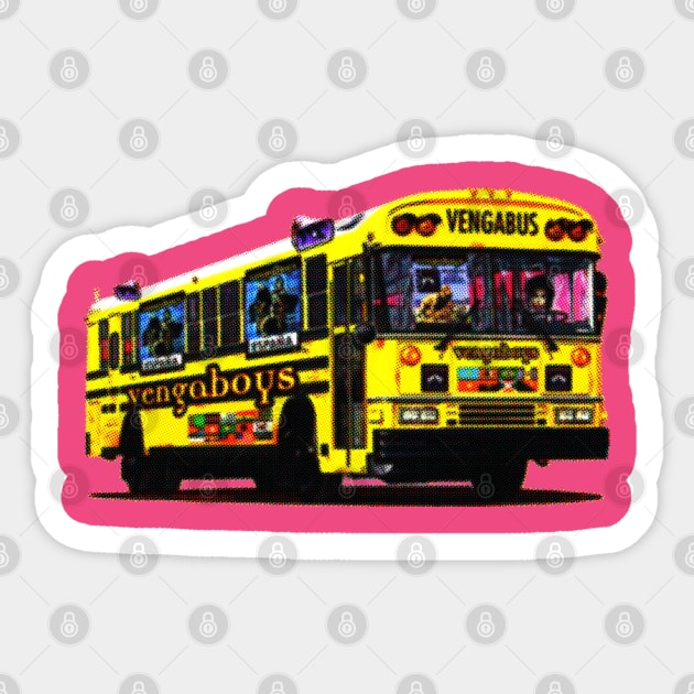 vengabus party bus - 1990 - Sticker | TeePublic