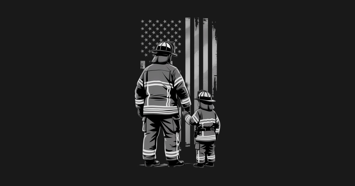 Firefighter Dad Firefighting Patriotic Fireman Father_s Day ...