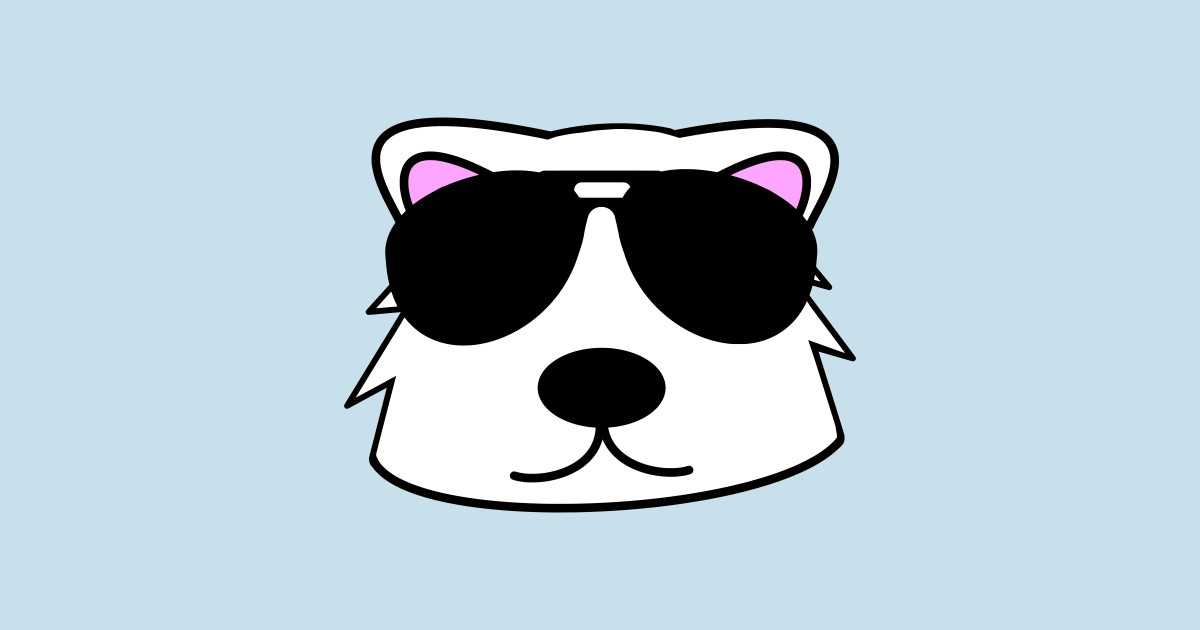 Chill Bear - Animals - Sticker | TeePublic