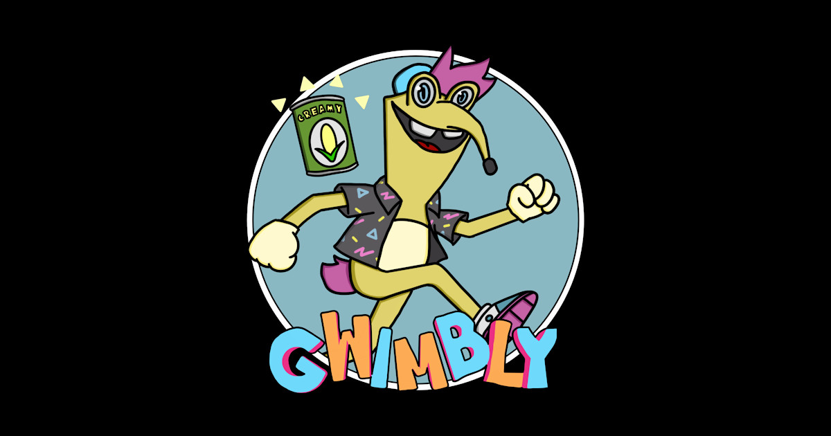 Gwimbly Smiling Friends Artwork - Smiling Friends - Sticker | TeePublic