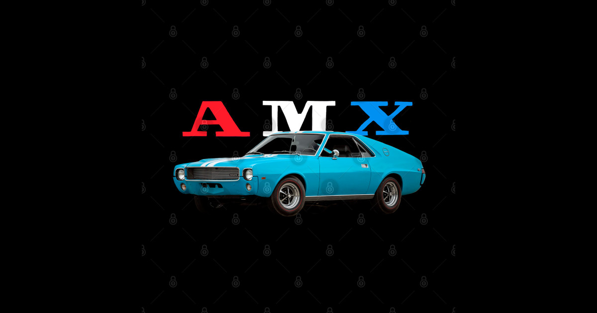 1969 AMX on back - 1969 Amx - Sticker | TeePublic