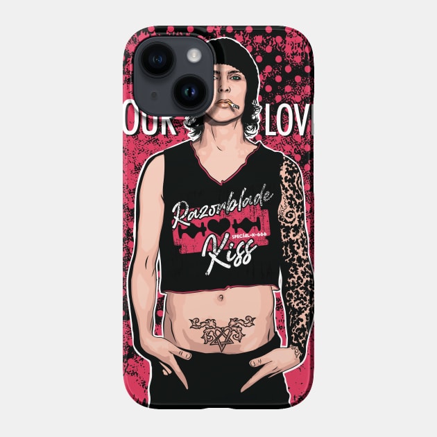 Razorblade Kiss Ville Valo - Ville Valo - Phone Case | TeePublic