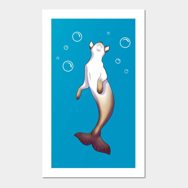 Siamese Catfish - Cat - Posters and Art Prints | TeePublic