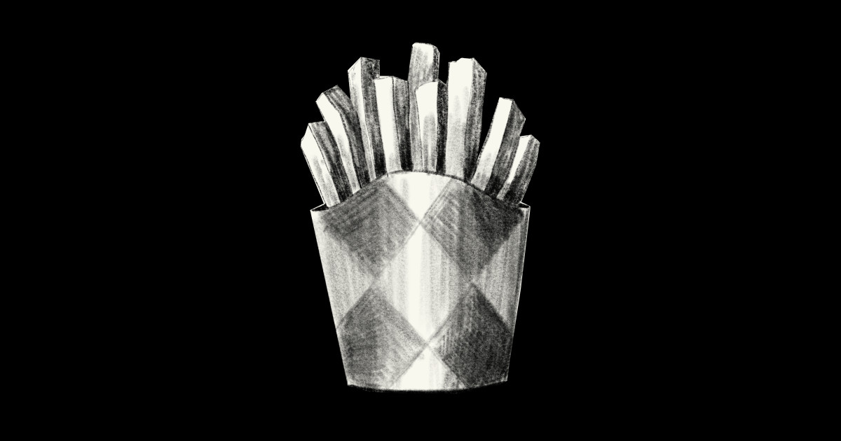 French Fries - Fries - Pin | TeePublic