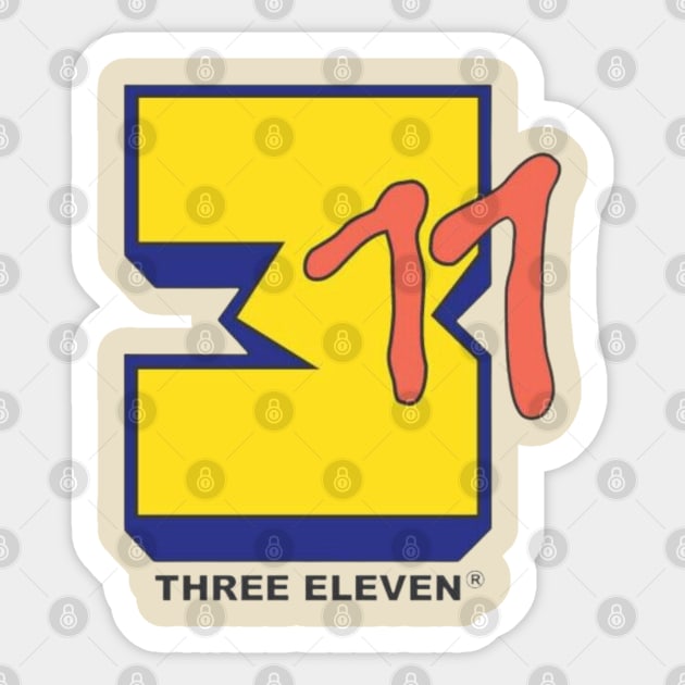 311 Fanart Original Aesthetic Tribute 〶 - 311 - Sticker | TeePublic
