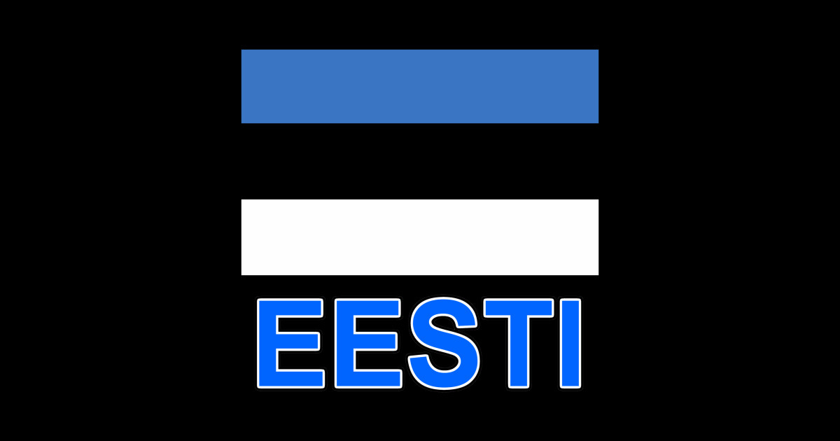 The Pride of Estonia - Estonian National Flag Design (Estonian Text ...