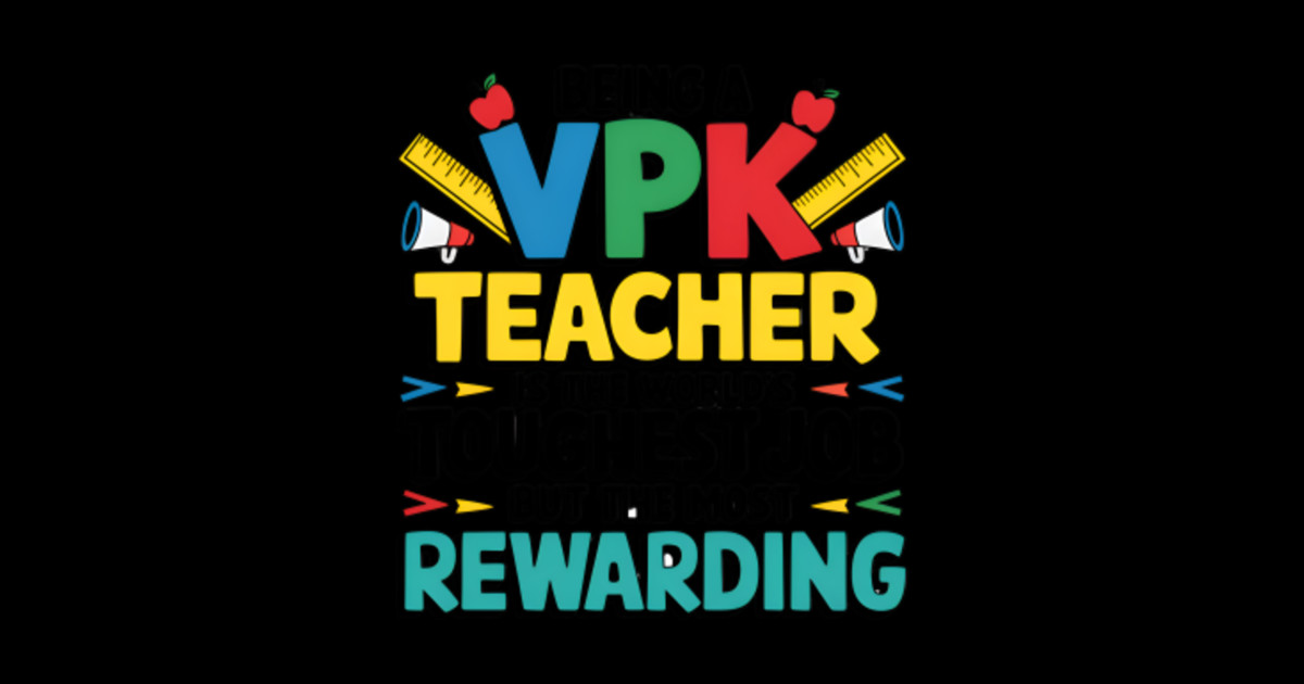 VPK Teacher Appreciation VPK Team Toughest Job VPK Student - Teacher - Sticker | TeePublic