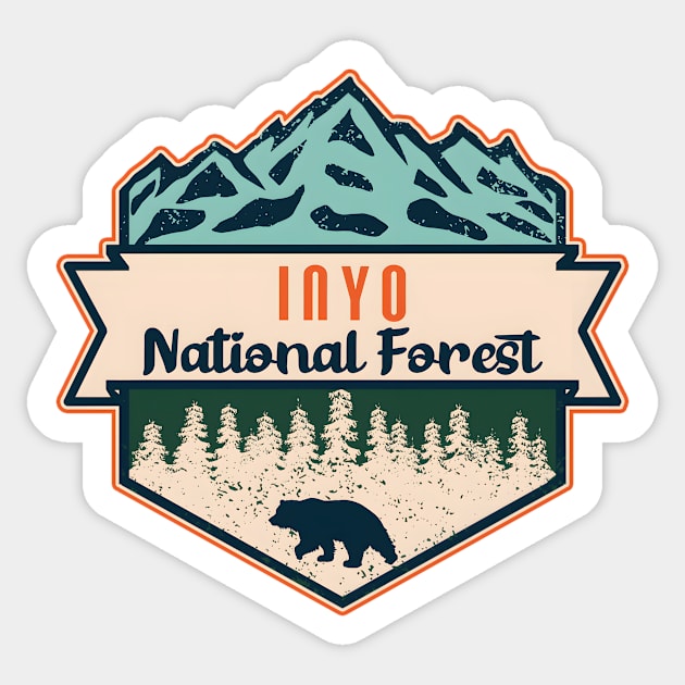 Inyo National Forest - Inyo - Sticker | TeePublic
