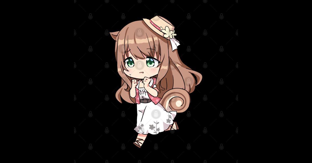 Ayunda Risu Hololive - Cute Girl - Sticker | TeePublic