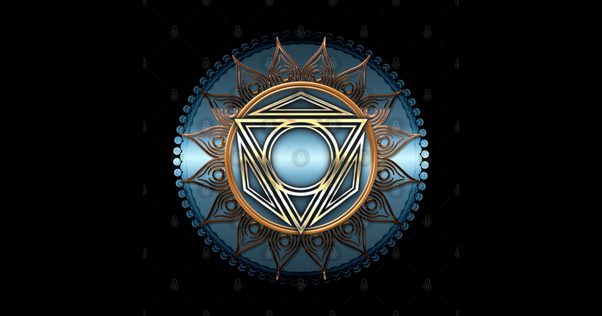 Throat Chakra - Chakra - Sticker | TeePublic