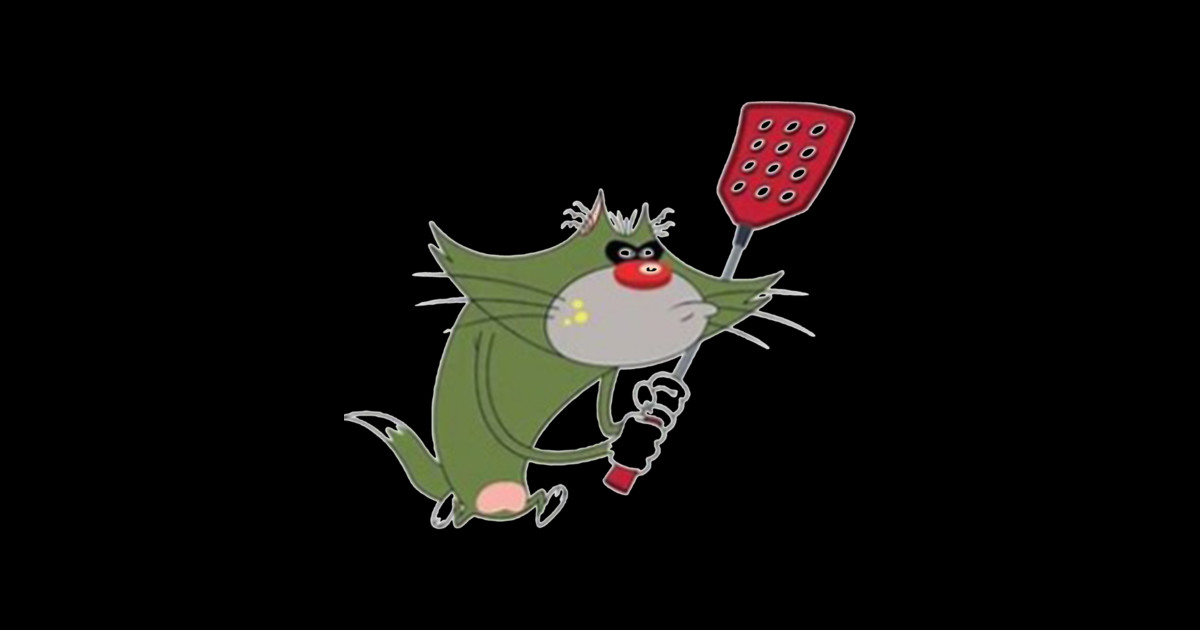 oggy-and-cockroaches - Oggy - Sticker | TeePublic