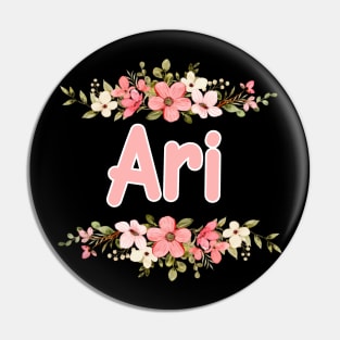 Flower Border Wilma Name Label Pins and Buttons for Sale | TeePublic