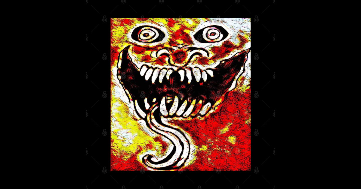 Demon face in the lava - Demon Face - Posters and Art Prints | TeePublic