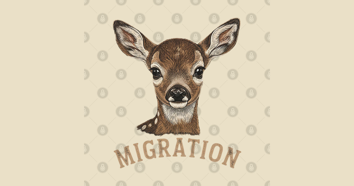 Deer-migration - Deer Migration - T-Shirt | TeePublic
