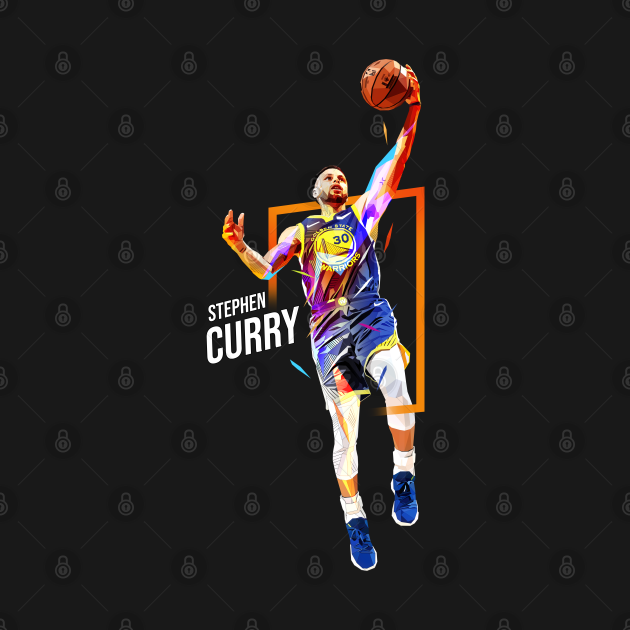 Low Poly Steph Curry - Stephen Curry - Hoodie | TeePublic