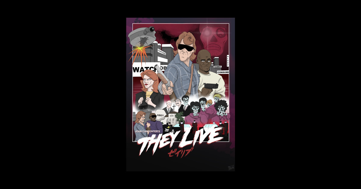 They Live - They Live - Sticker | TeePublic