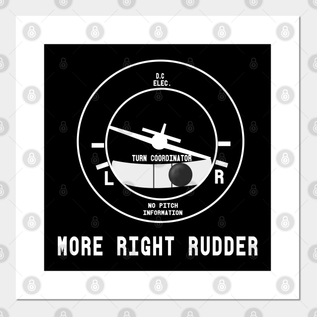 More Right Rudder CFI Flight Instructor Design - Pilot - Posters and ...