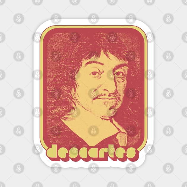 Descartes // Retro Aesthetic Fan Art Design - Descartes - Magnet ...
