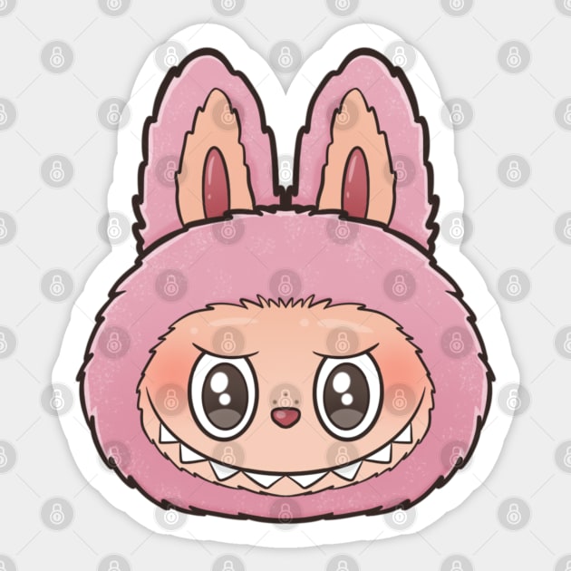 Lychee Strawberry Labubu - Labubu - Sticker | TeePublic
