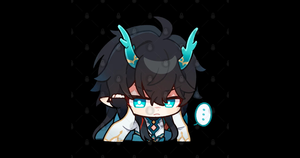Honkai Star Rail Chibi Dan Heng IL 2 - Honkai Star Rail - Sticker ...