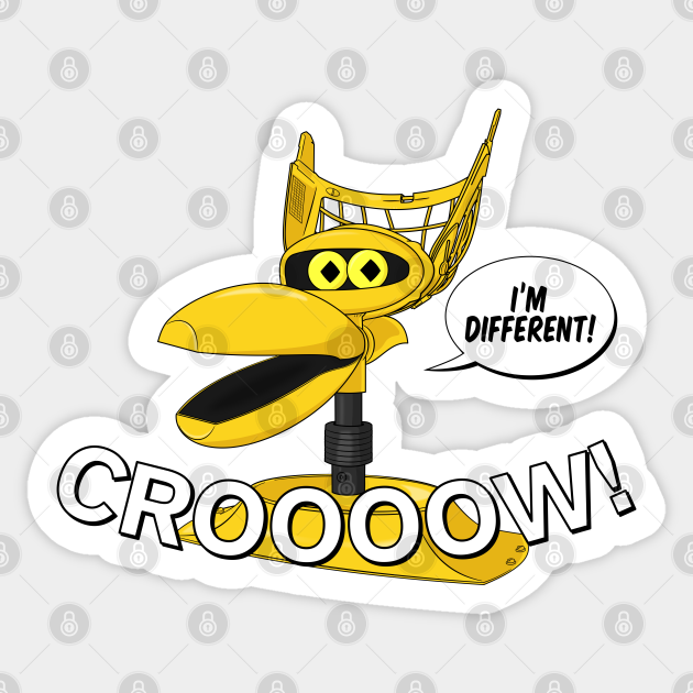 MST3K Crow "Croooow!" and "I'm Different" - Mst3k - Sticker | TeePublic