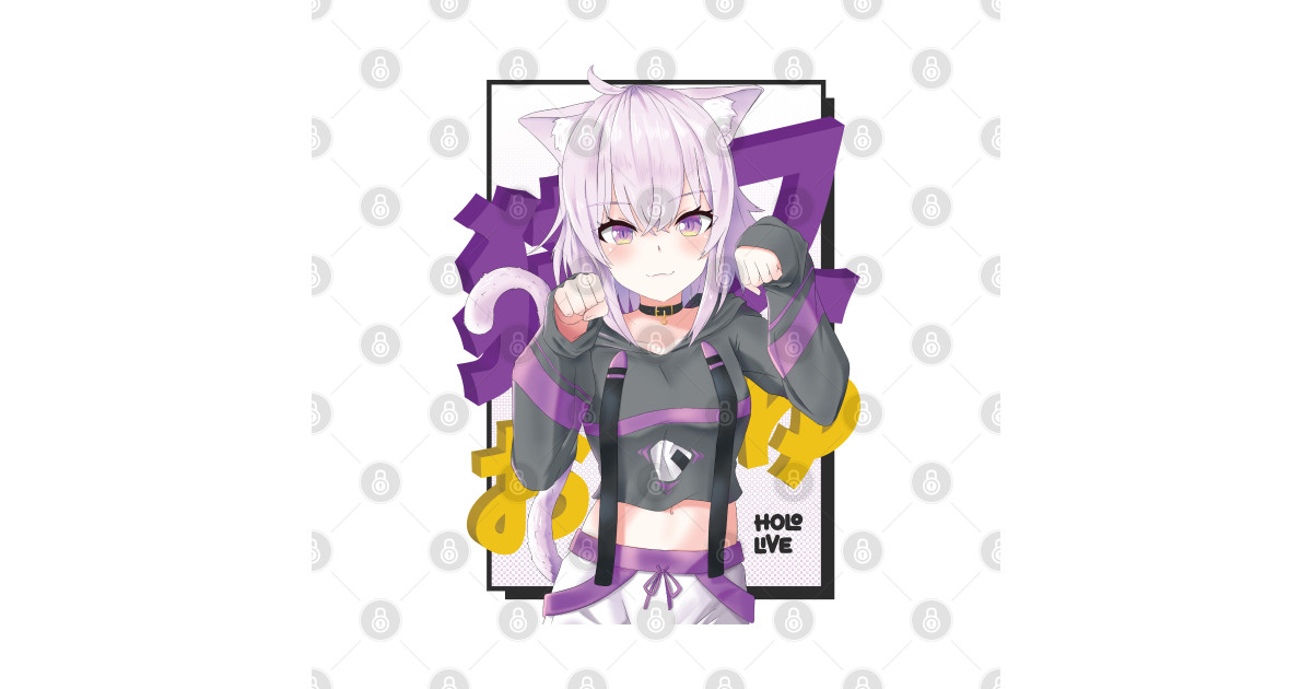 Hololive JP - Nekomata Okayu - Hololive - T-Shirt | TeePublic